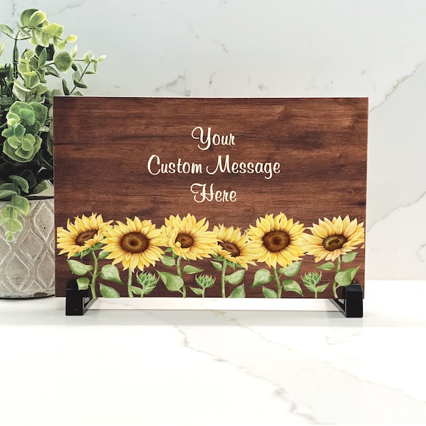 Sunflower Signs - Etsy