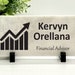 Financial Advisor Desk Sign - Financial Advisor Name Plate - Marble ...