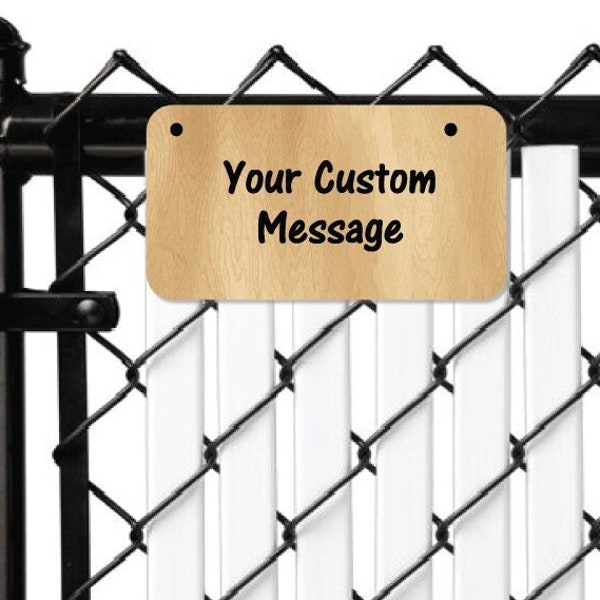 Wall Fence Plaques - Etsy