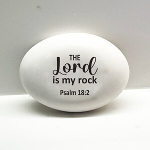 The LORD is My Rock - Custom Stone Featuring Psalm 18:2 for Indoor Use ...