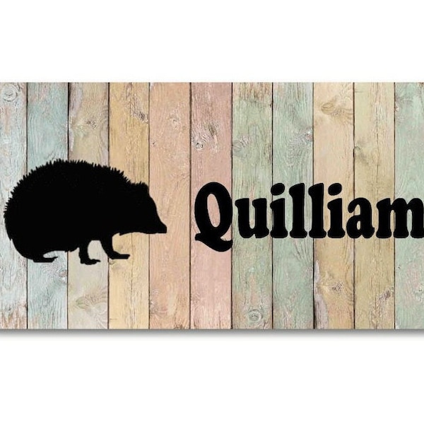 Hedgehog Plate - Etsy