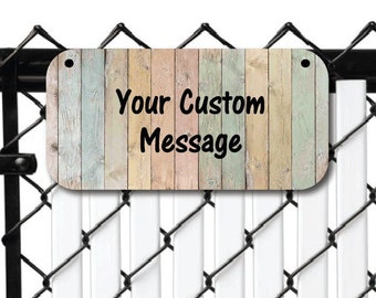 Custom Fence Sign - Etsy