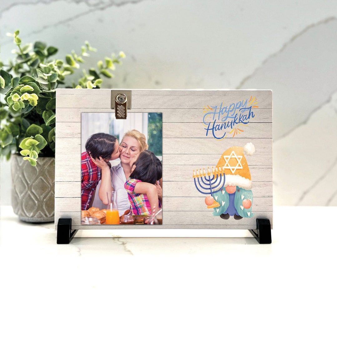 Happy Hanukkah Frame, Hanukkah Gnome Frame, Hanukkah Gift Frame ...