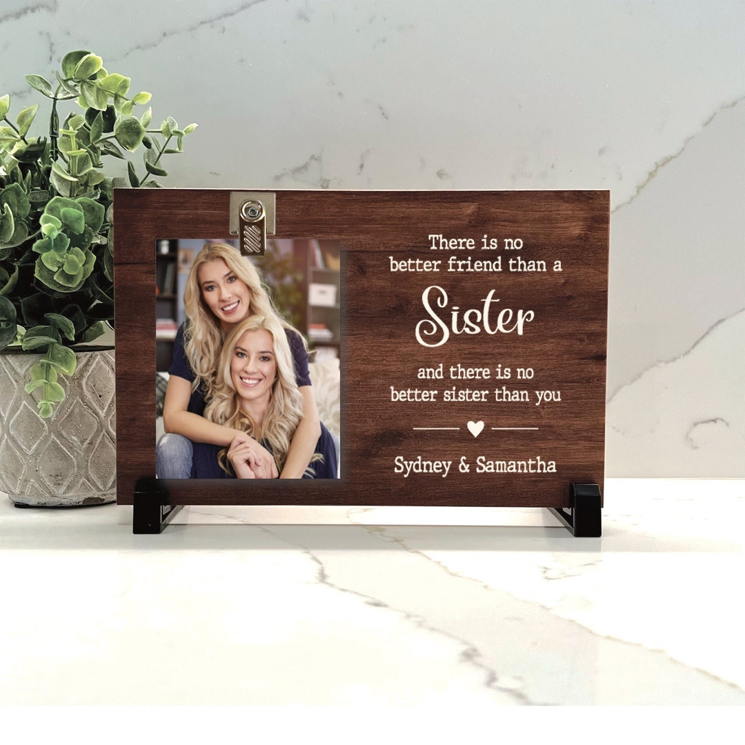Sisters Frame, Sisters Gift, Gift Ideas for Sisters, Personalized ...