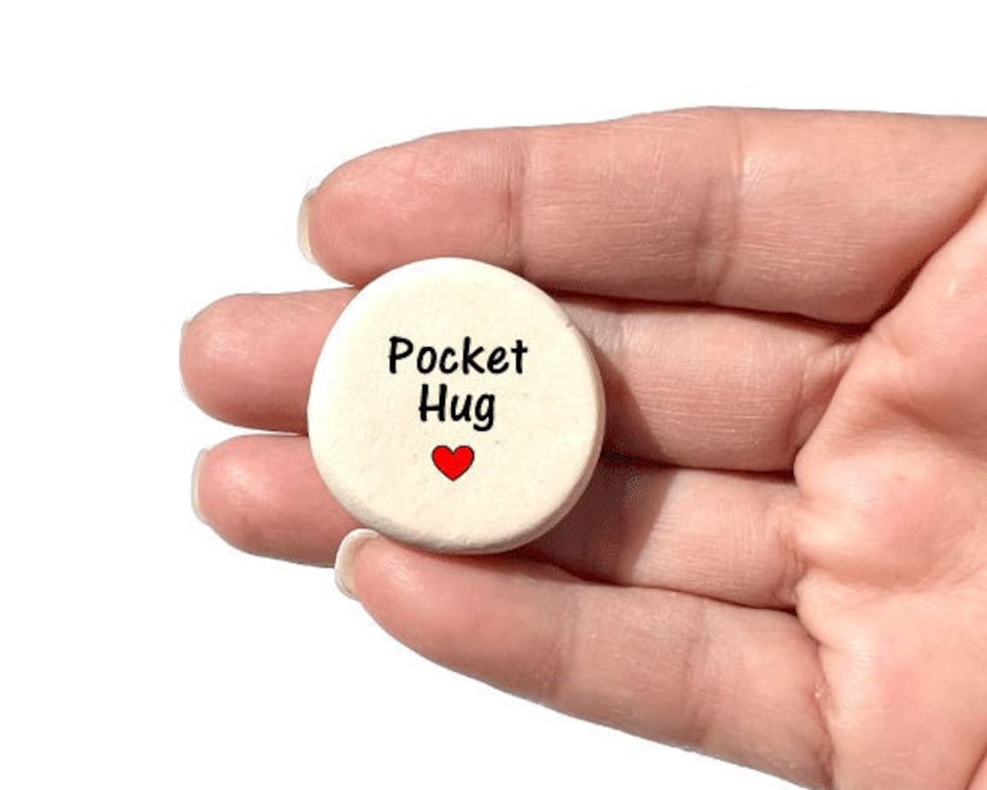 A Little Pocket Hug - Pocket Rock - Worry Stone - Keepsake - Friend ...