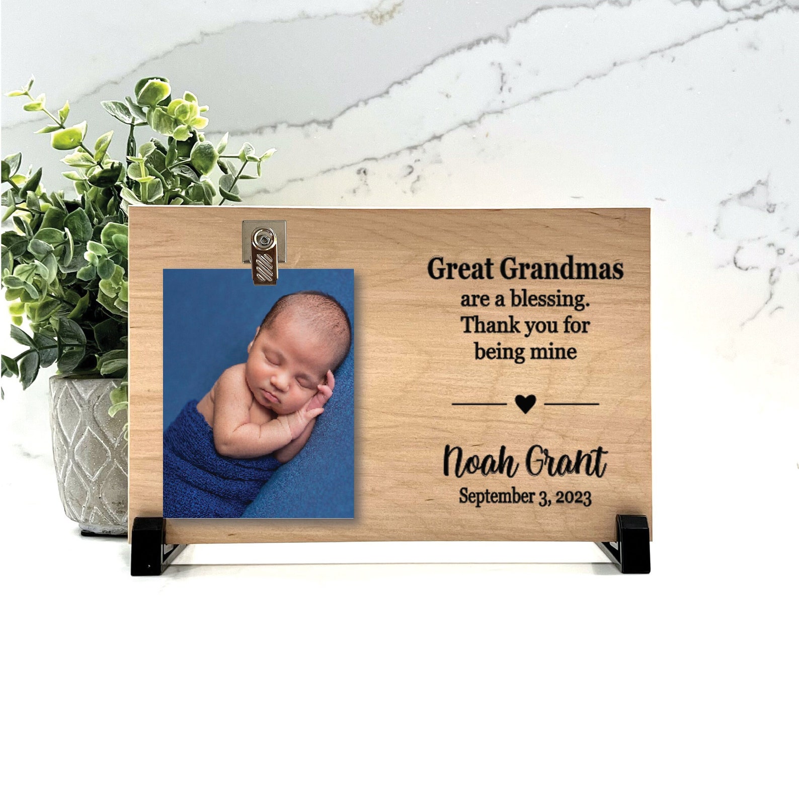Great Grandma Gift, Great Grandma Frame, Personalized Gift for New ...