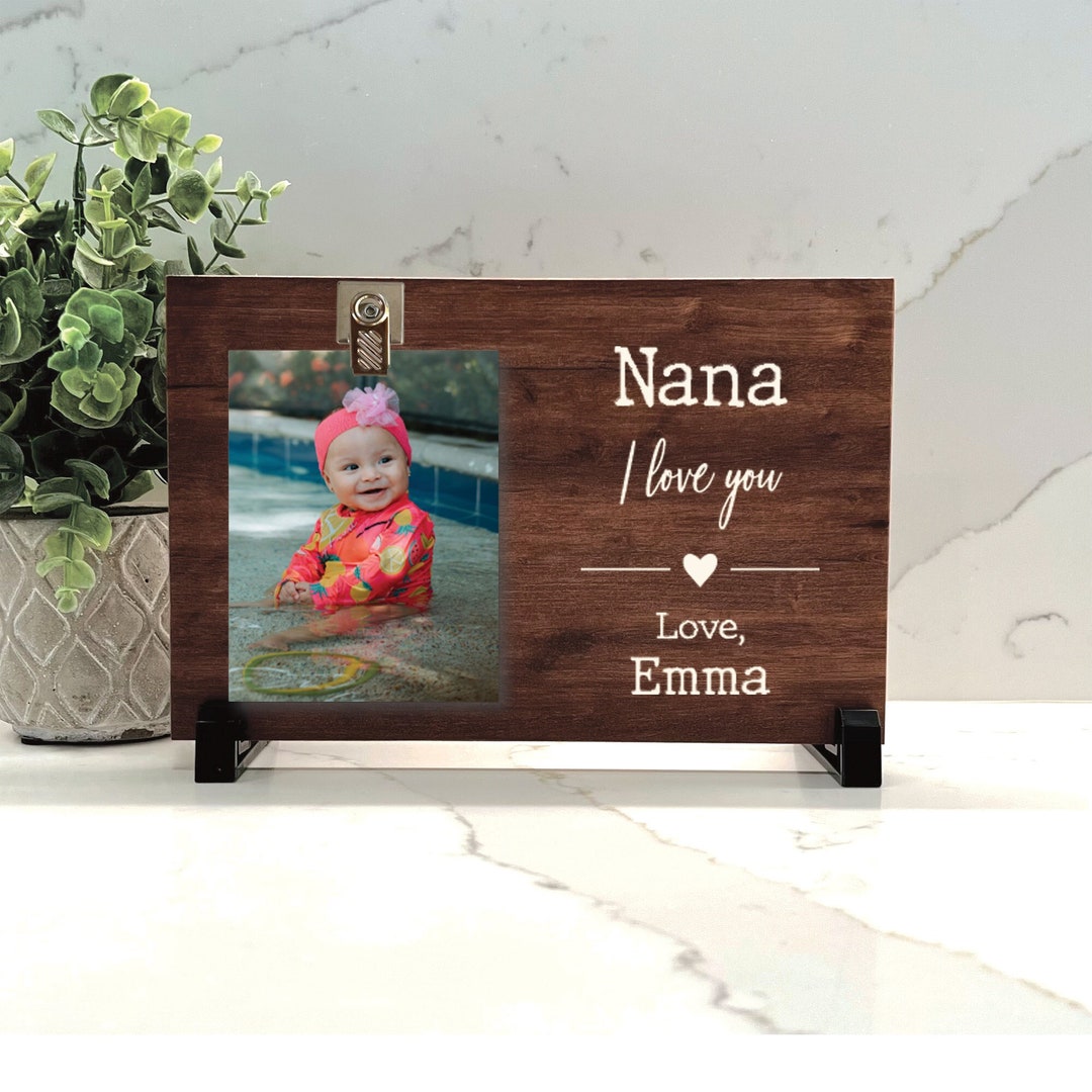 Nana Frame, I Love You Frame, Personalized Frame, Personalized Gift for ...
