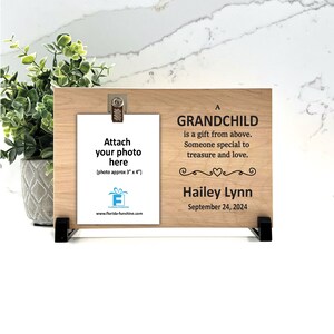Grandchild Gift From Above Picture Frame | Personalized Grandchild ...