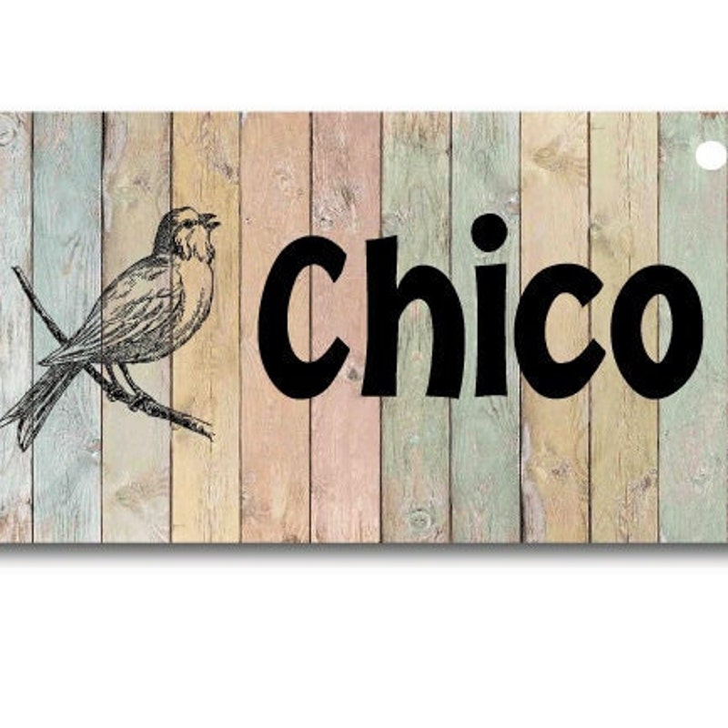 Bird Name Cage Sign - Etsy