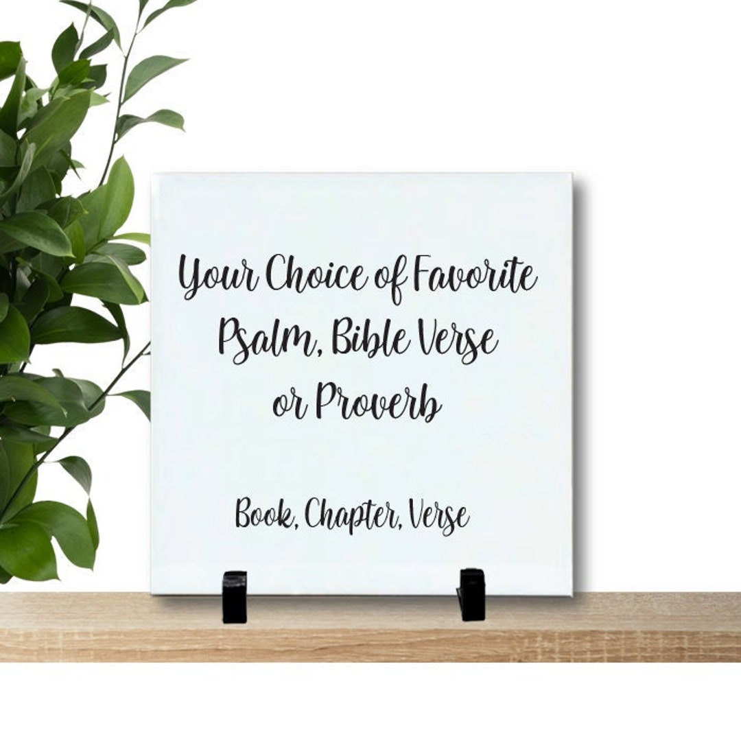 Bible Verse Sign. Custom Christian Home Decor. Choose Your Favorite ...