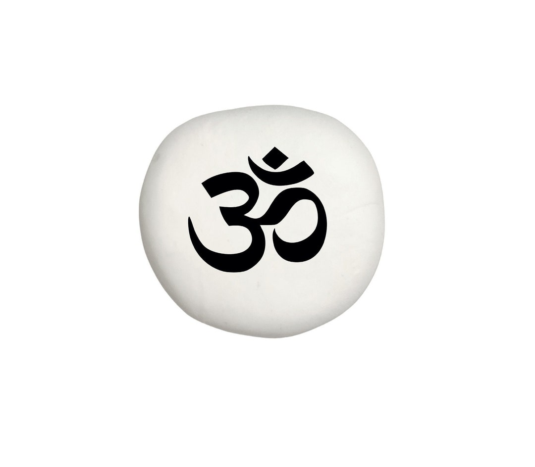 Om Stone - Om Gift Stone - Handcrafted Stone - Om Rock - Choice of ...
