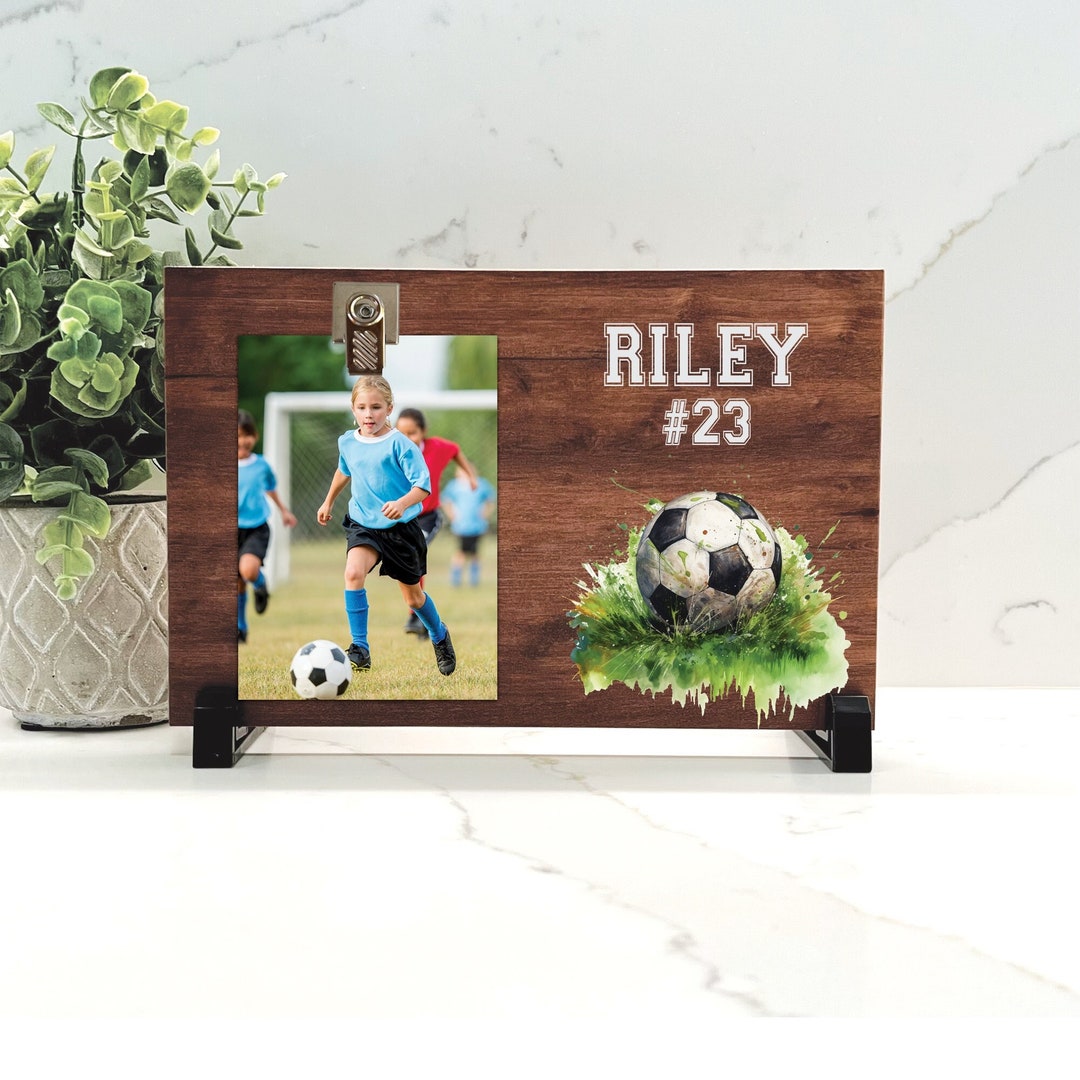 Soccer Frame, Personalized Soccer Frame, Custom Soccer Player Gift Idea ...