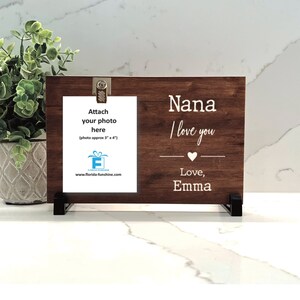 Nana Frame, I Love You Frame, Personalized Frame, Personalized Gift for ...