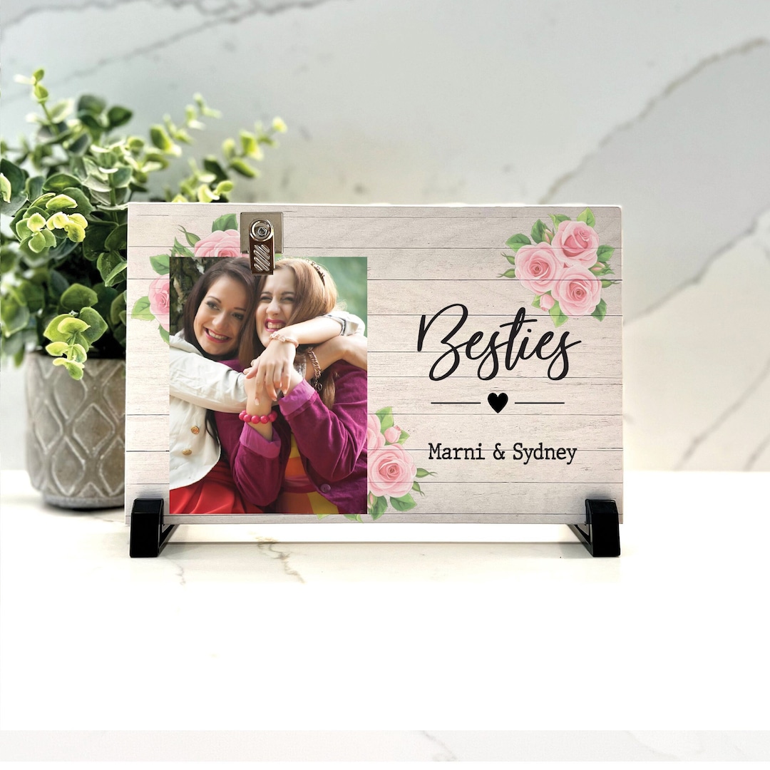 Besties Frame, Best Friend Gift, Gift Ideas for Besties, Personalized ...