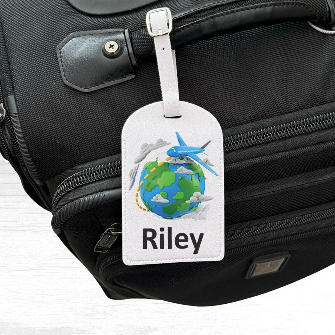 World Traveler Luggage Tag With or Without Name Your Choice of Font ...