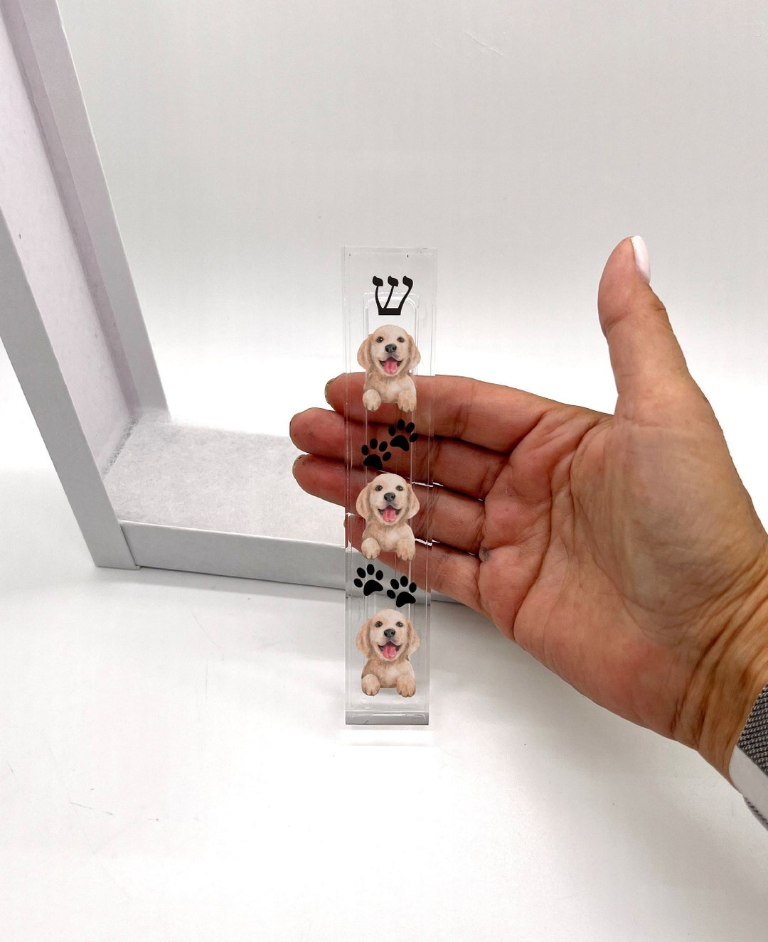 Personalized Mezuzah With Your Pets' Photo Acrylic Mezuzah Custom ...