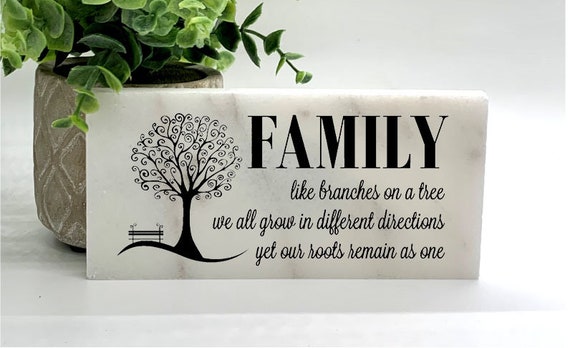 Family Stone Stone Family Like Branches on a Tree Family | Etsy