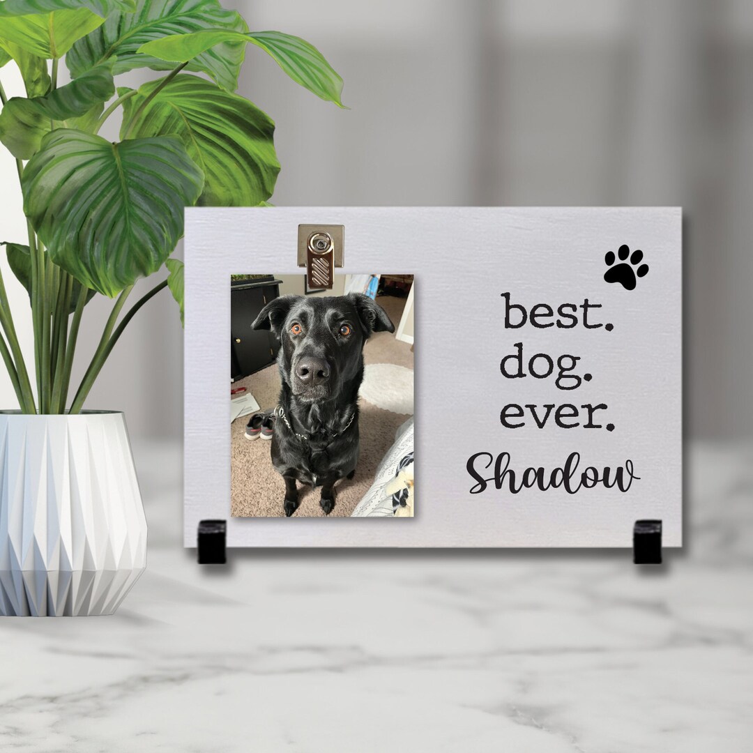 Personalized Best. Dog. Ever. Frame New Dog Gift, Dog Lover Gift, Dog ...
