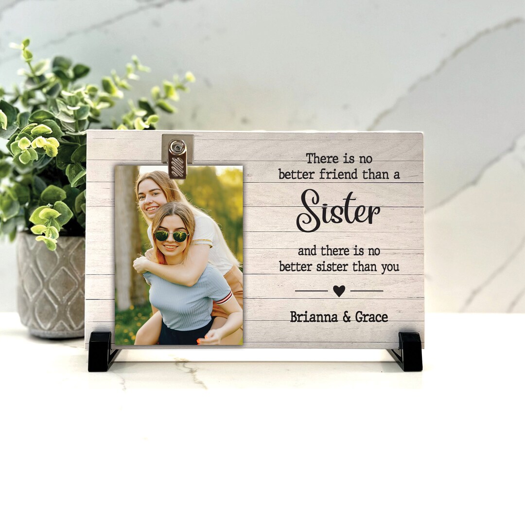 Sisters Frame, Sisters Gift, Gift Ideas for Sisters, Personalized ...