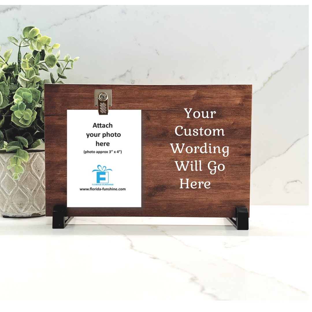 Create Your Own Picture Frame - Custom Wording- Create a One-of-a-kind ...