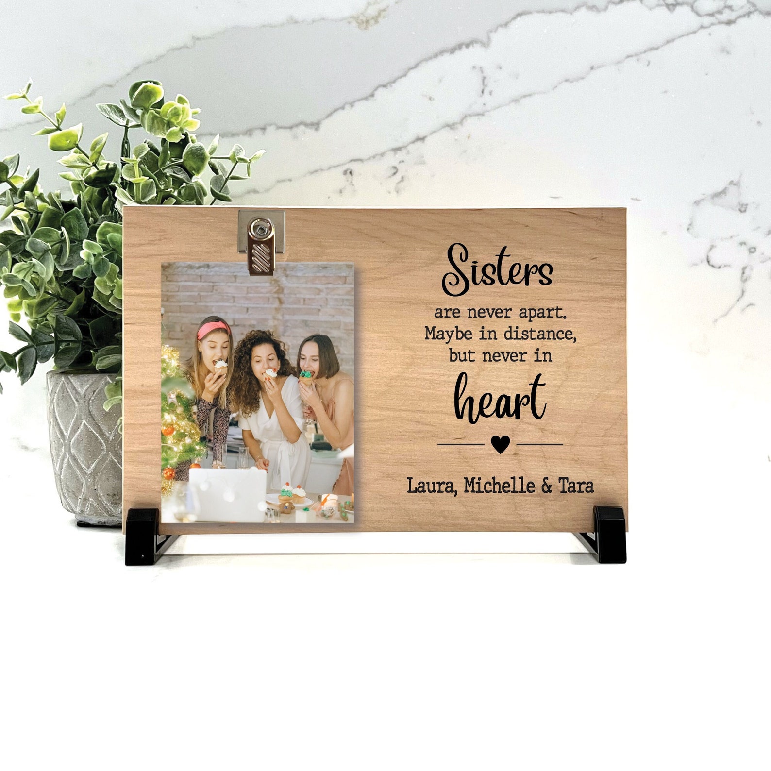 Sisters Frame, Sisters Gift, Gift Ideas for Sisters, Personalized ...