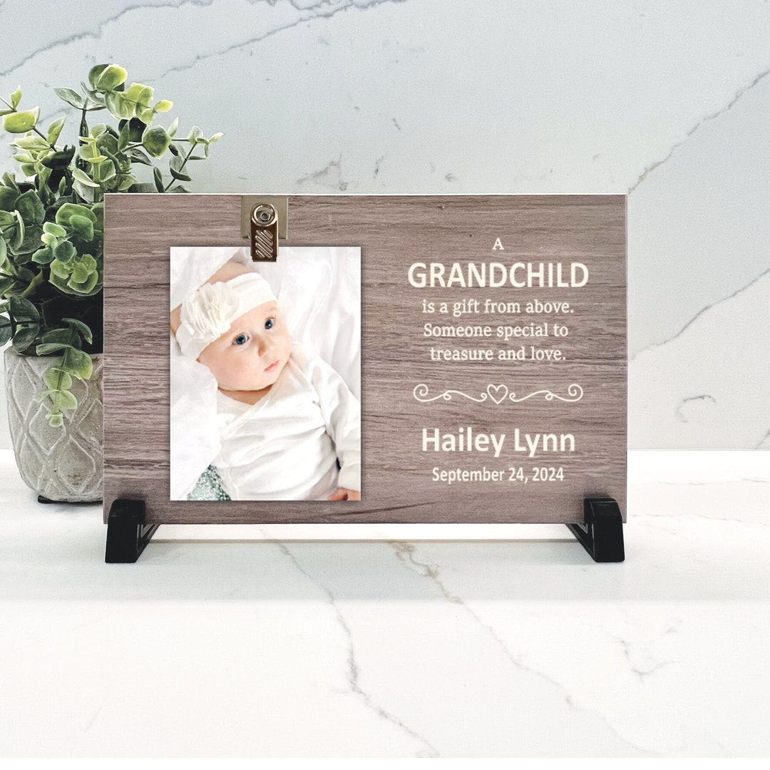 Grandchild Gift From Above Picture Frame | Personalized Grandchild ...