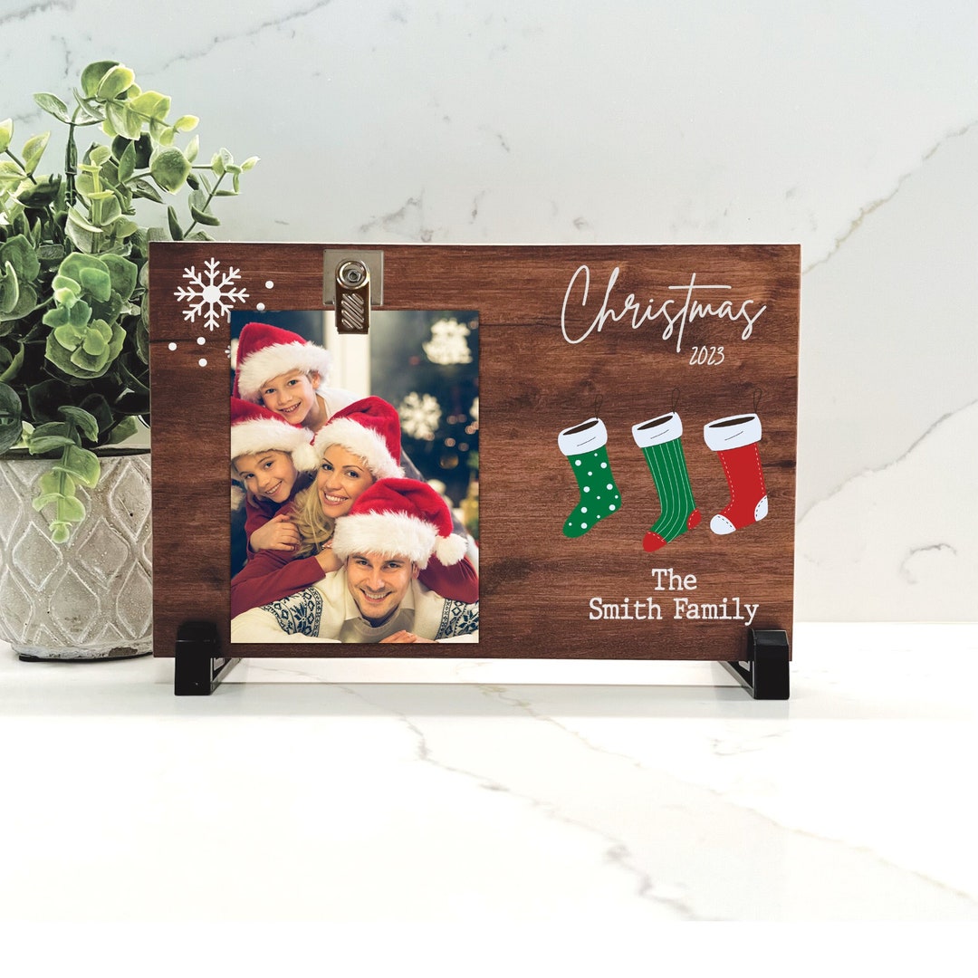 Christmas Personalized Picture Frame, Family Christmas Frame, Custom ...