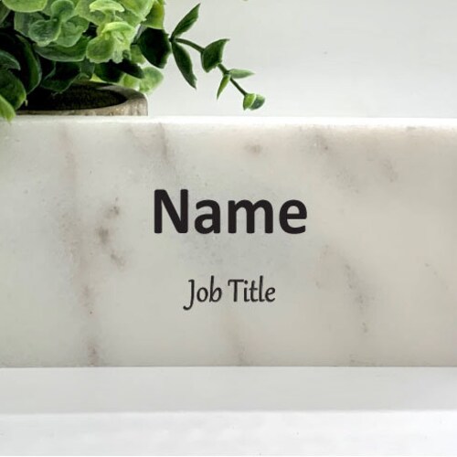 Engineer Desk Sign Engineer Name Plate Marble Stone - Etsy