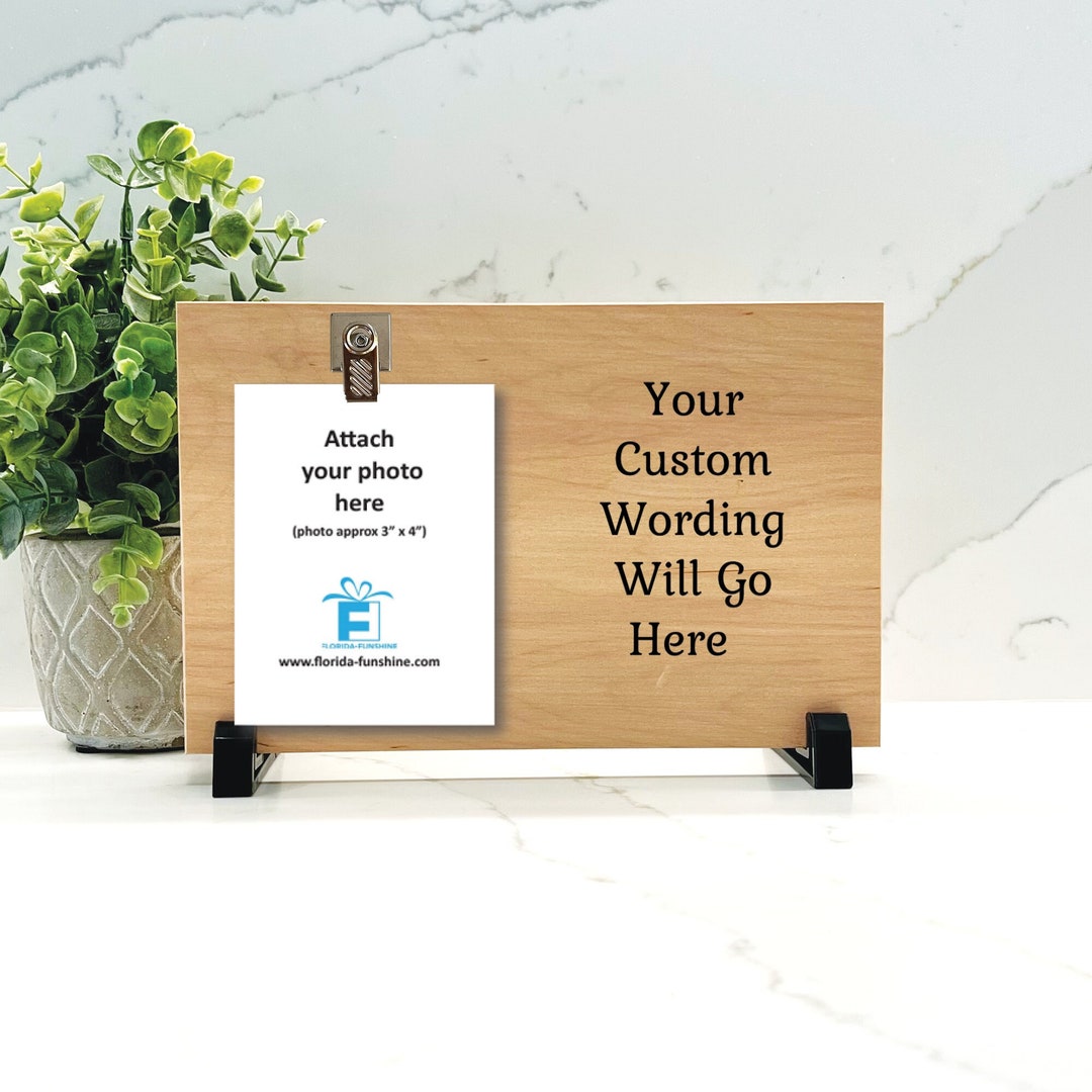 Create Your Own Picture Frame - Custom Wording- Create a One-of-a-kind ...