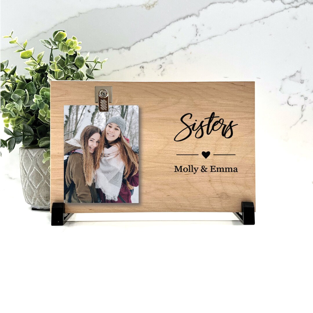 Sisters Frame, Sisters Gift, Gift Ideas for Sisters, Personalized ...