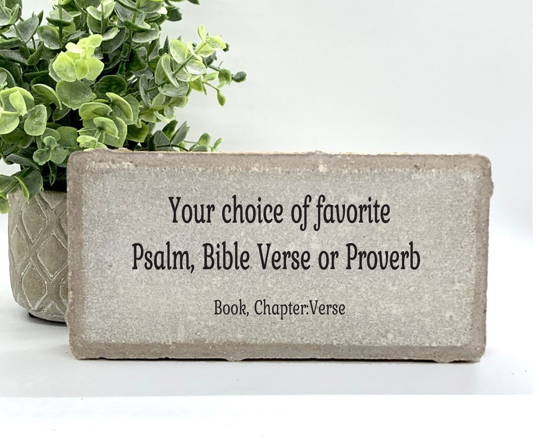 Bible Verse Sign. Custom Christian Home or Garden Decor. Choose Your ...