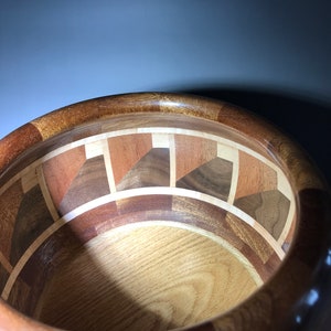 Segmented Bowl, Wood Bowl - Etsy