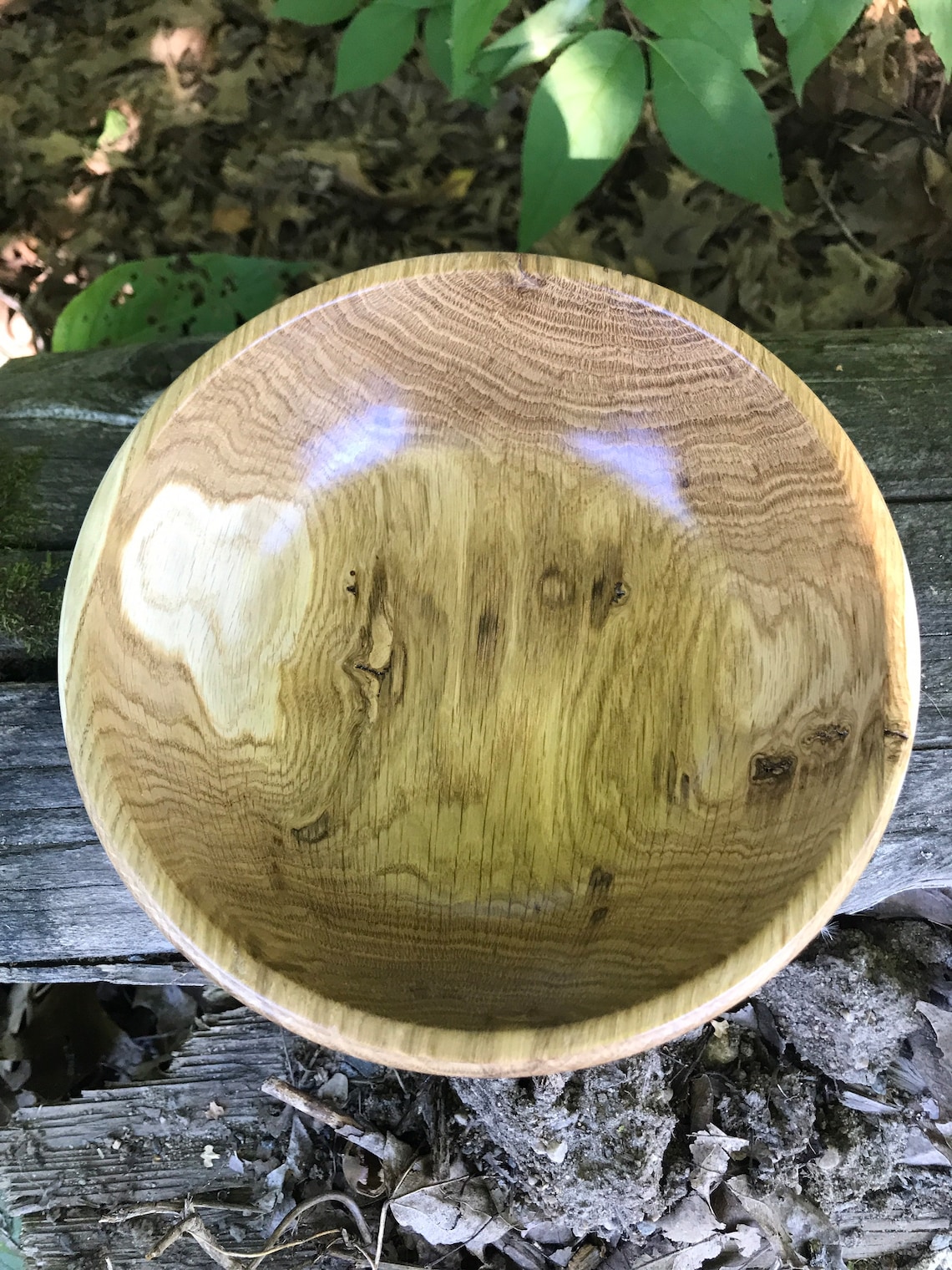 White Oak Bowl Wood Bowl Wooden Bowl - Etsy