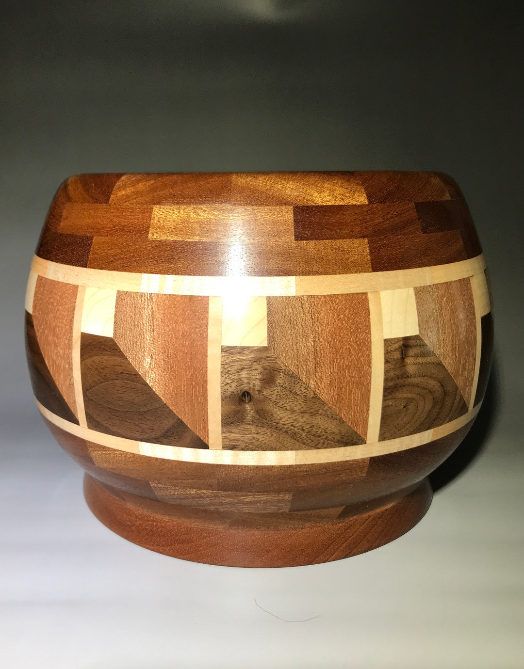 Segmented Bowl, Wood Bowl - Etsy