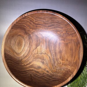 Large Wood Bowl, Walnut Bowl - Etsy