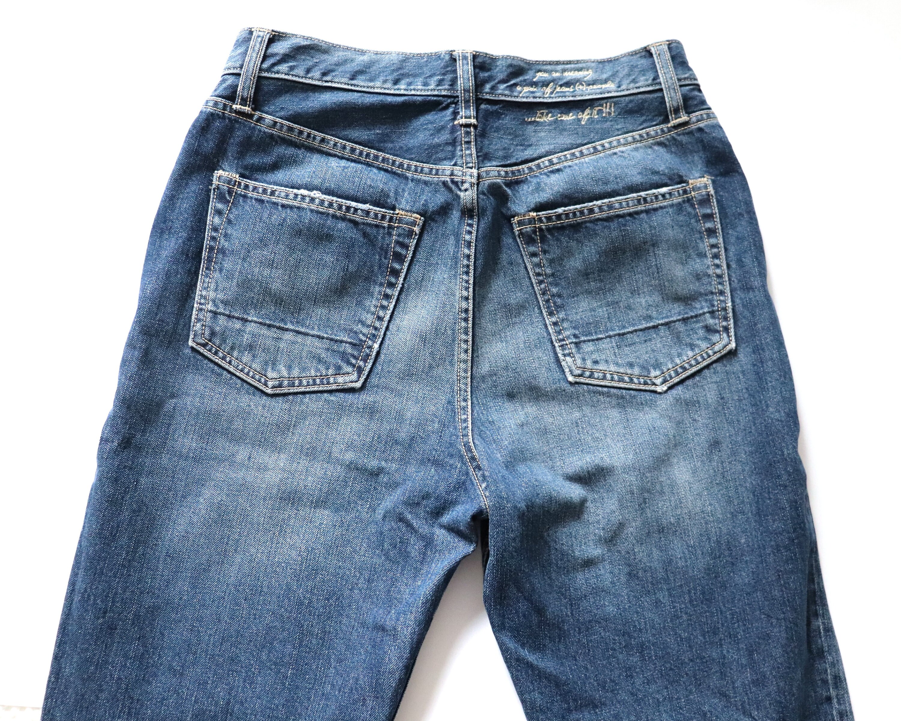 Woman High-waist Jeans Premium Italian Denim Jeans Size 28 - Etsy