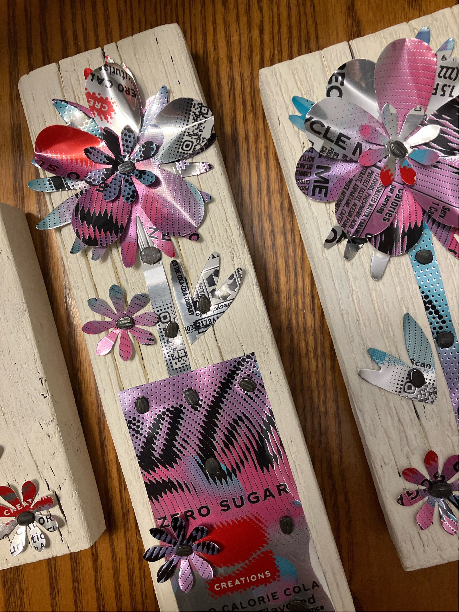 Coca Cola Signs Flower Pots Set of 3 Limited Edition Coke Zero Purple ...