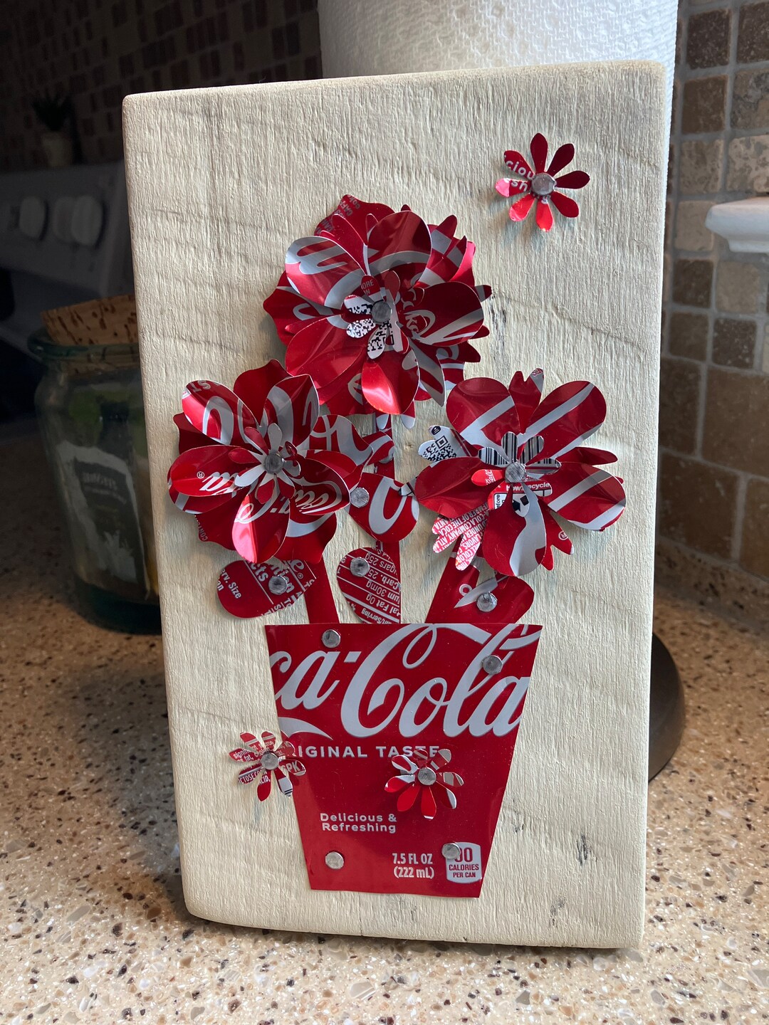 Coca-cola Pot of Flowers Sign - Etsy