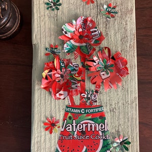 Arizona Tea Can Flower Pot: Upcycled and Handmade Aluminum Art - Etsy