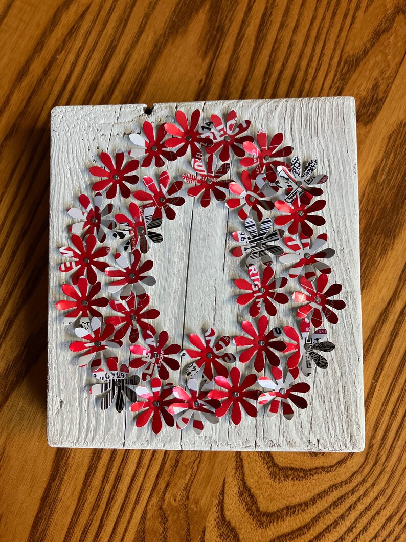 Coca-cola Flower Wreath Handmade Metal Flower Wreath Coke Soda Can Art ...