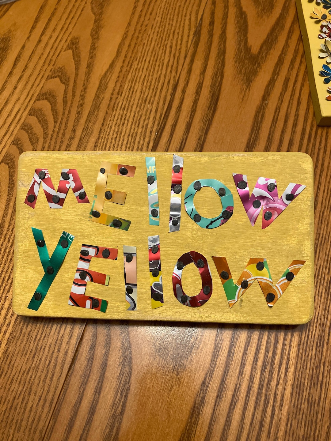 Mellow Yellow Sign Soda Can Art - Etsy