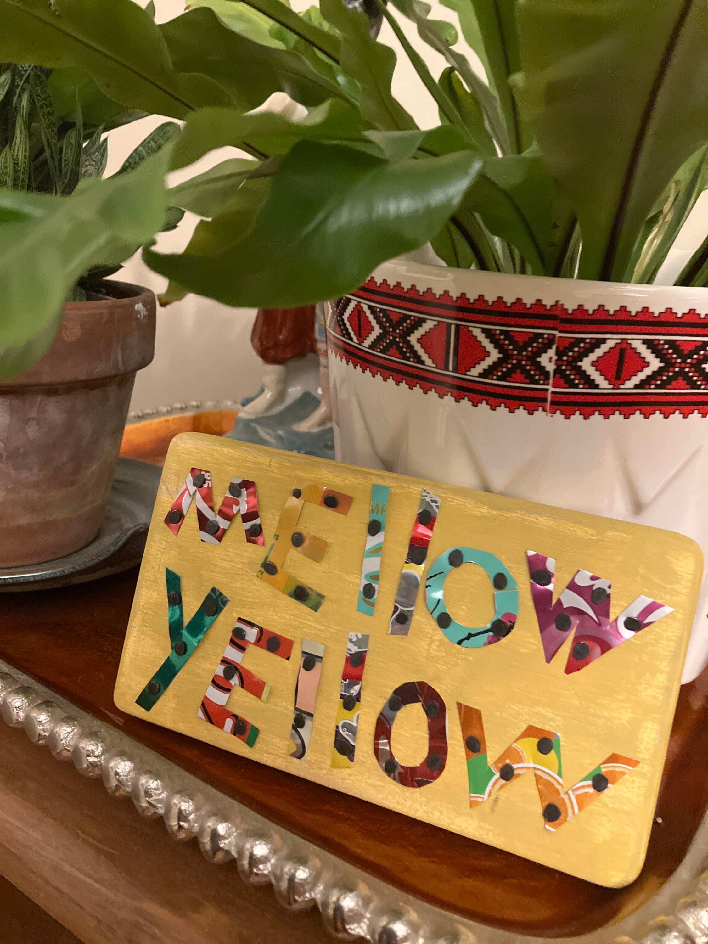 Mellow Yellow Sign Soda Can Art - Etsy