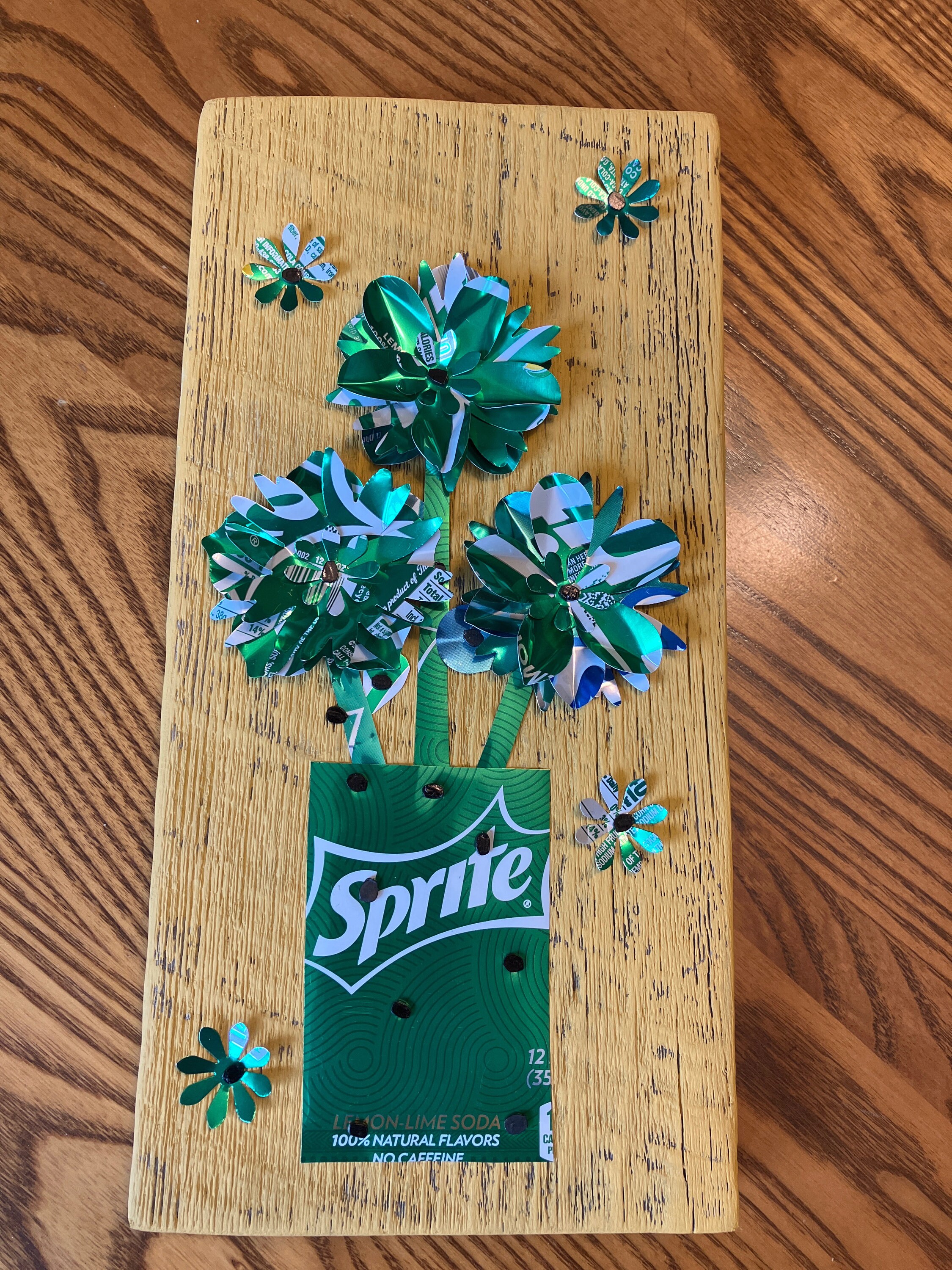 Sprite Flower Pot Soda Can Art - Etsy