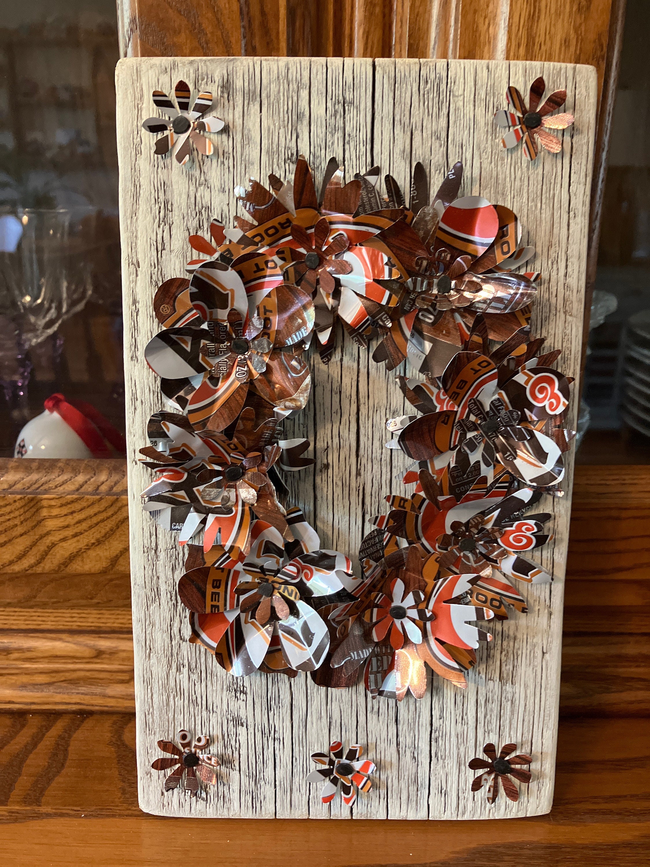 A&W Soda Can Wreath One-of-a-kind - Etsy