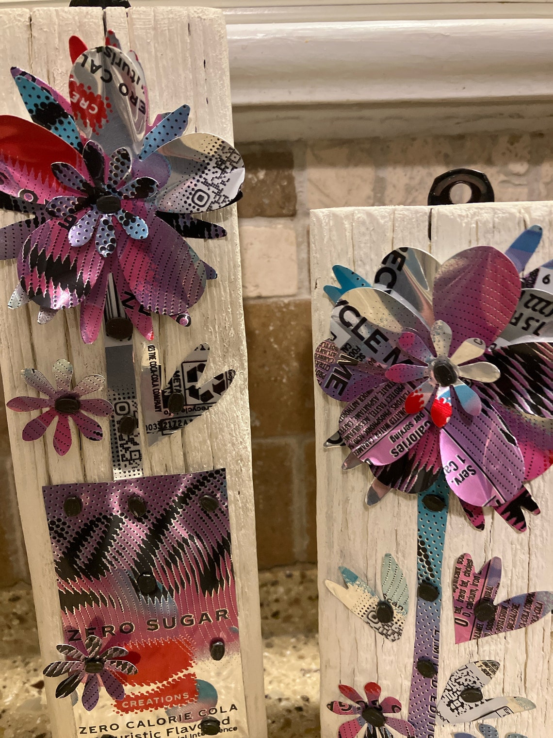 Coca Cola Signs Flower Pots Set of 3 Limited Edition Coke Zero Purple ...