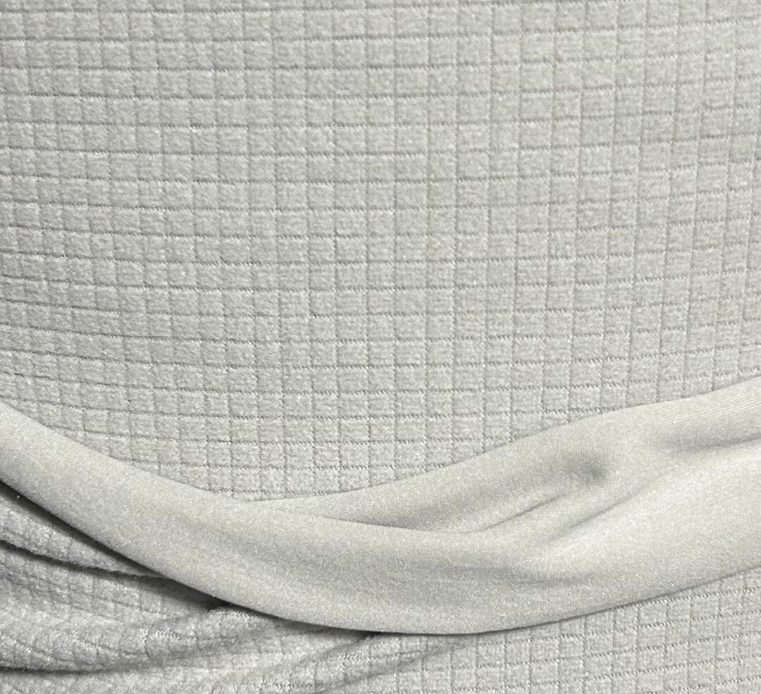 Polartec Thermal Micro Grid Fabric Grey Color by the Yard - Etsy