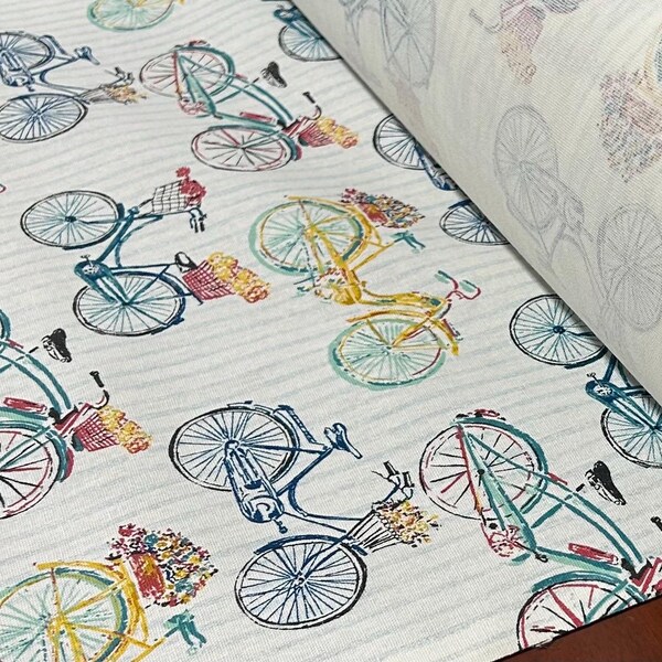 Bicycle Fabric - Etsy
