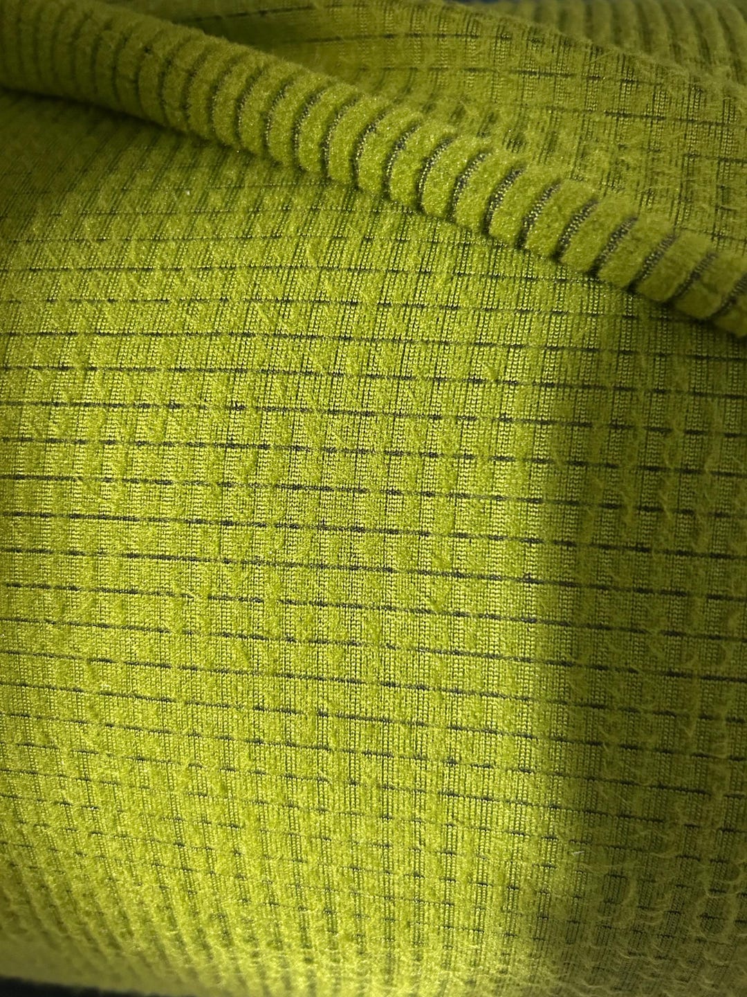 Polartec 9178 Grid Fabric Fabric by the Yard Green Color - Etsy