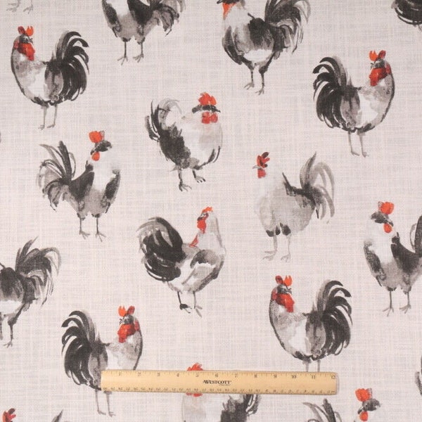 Rooster Fabric - Etsy