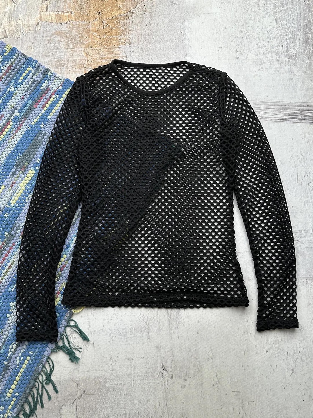 Vintage Mesh Long Sleeve - Etsy